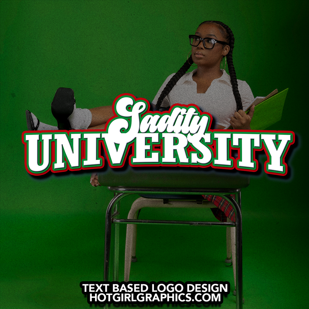 Text Based Logo Design – HGG: Hot Girl Graphics